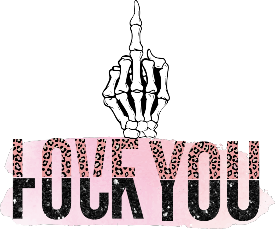 Weenie Collection Love Fuck You Decal That70zgirl