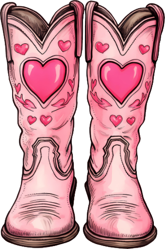 Pink Western Collection Decal 5 That70zgirl