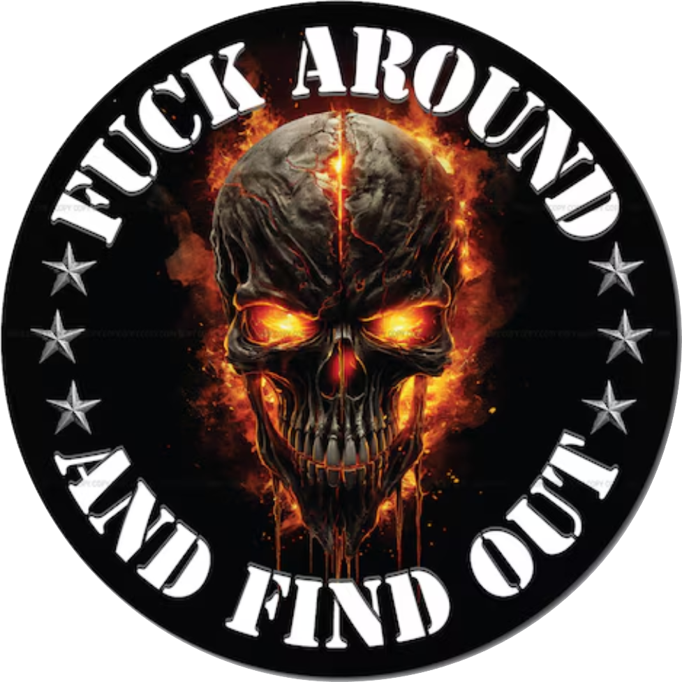 FAFO Skull Decal – That70zGirl